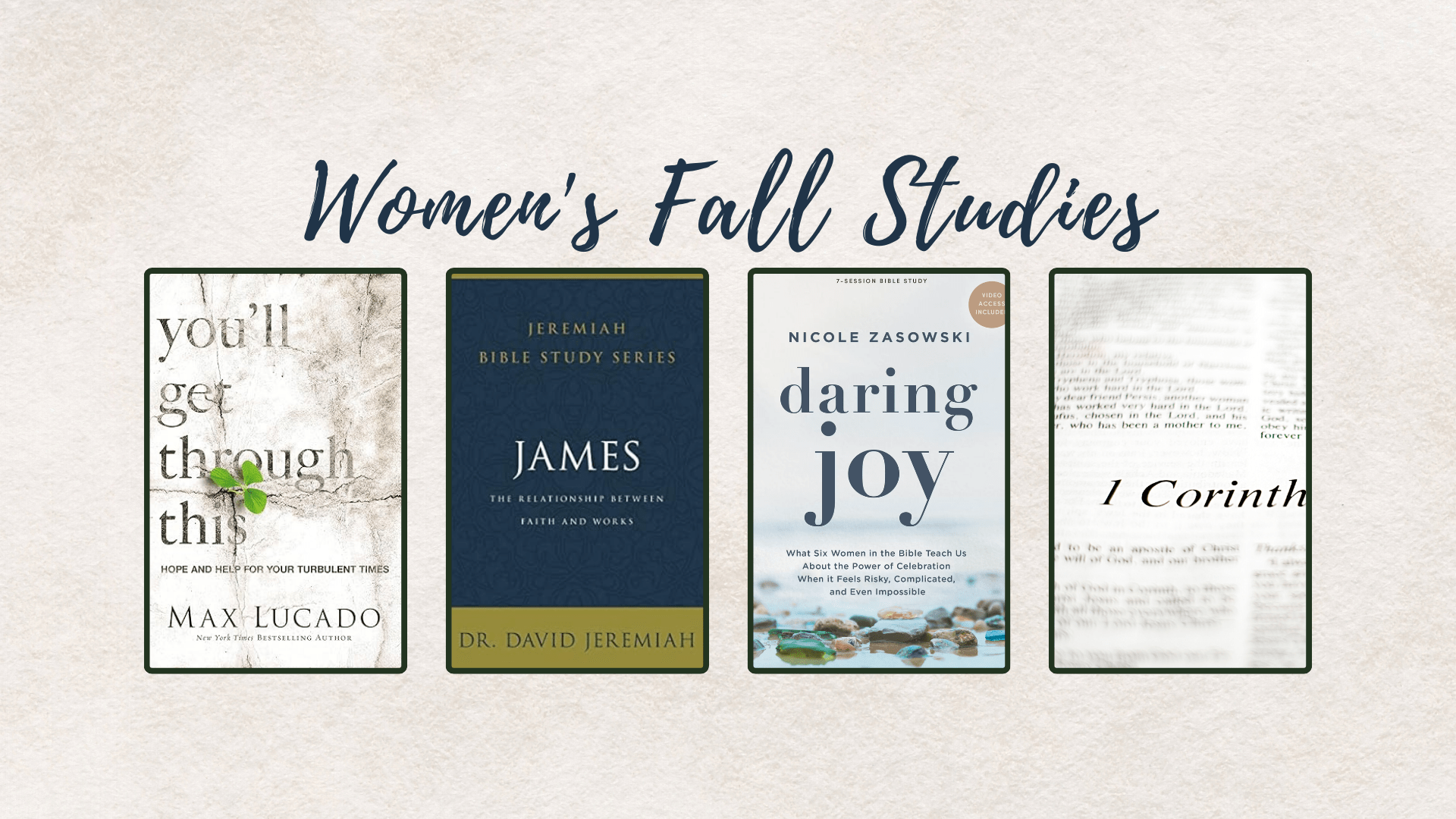 Women's Fall Studies - Sunridge Church